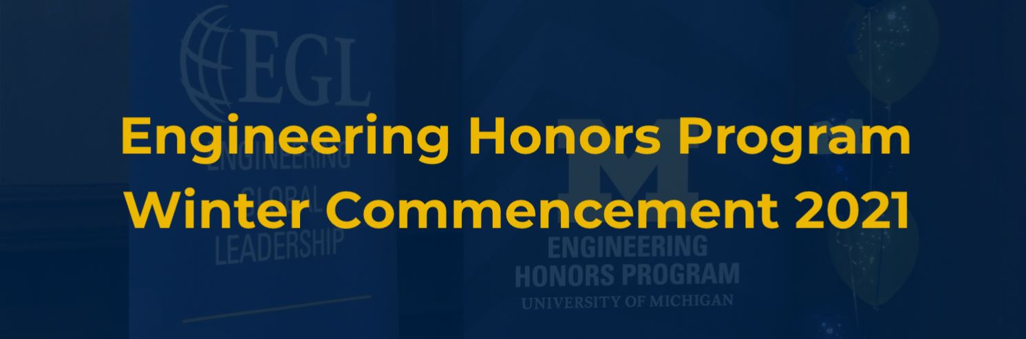 Commencement - honors
