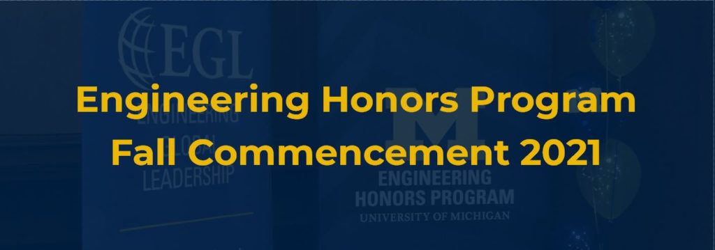 Commencement | Engineering Honors Program